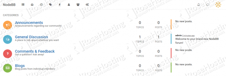 How to Install NodeBB on CentOS 7 | RoseHosting