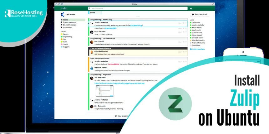 Install Zulip on Ubuntu | RoseHosting