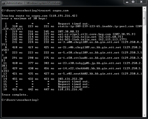 How to use traceroute in Linux | RoseHosting