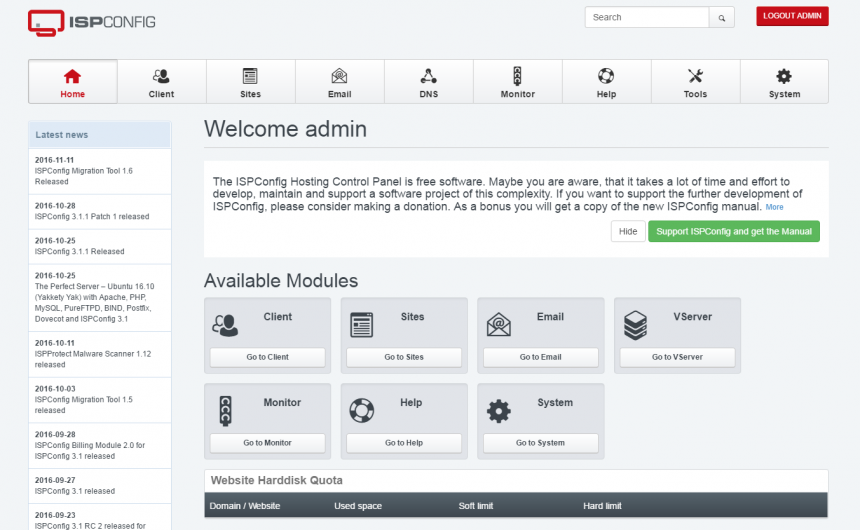 How to install ISPConfig 3 on Ubuntu 16.04 | RoseHosting