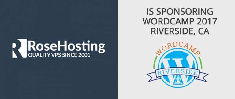 RoseHosting to Sponsor 2017 WordCamp Riverside, CA