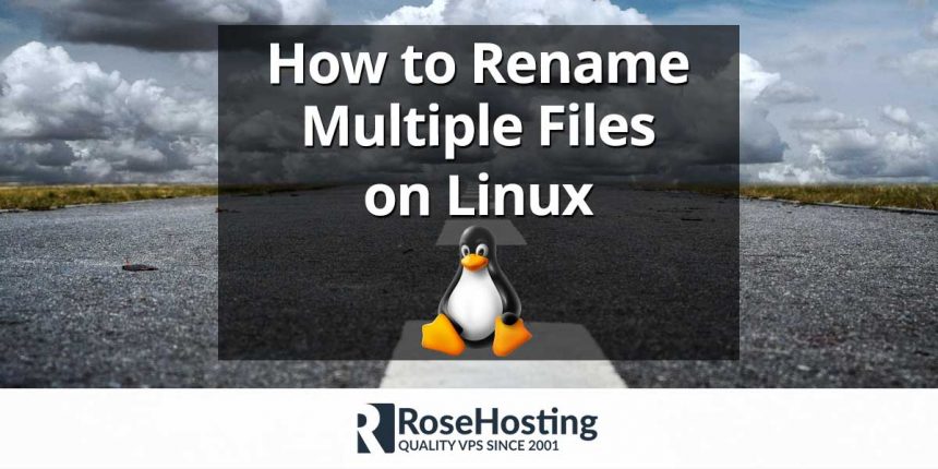 How To Rename Multiple Files On Linux Rosehosting 