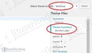 How to (Safely) Add Code to functions.php in WordPress | RoseHosting