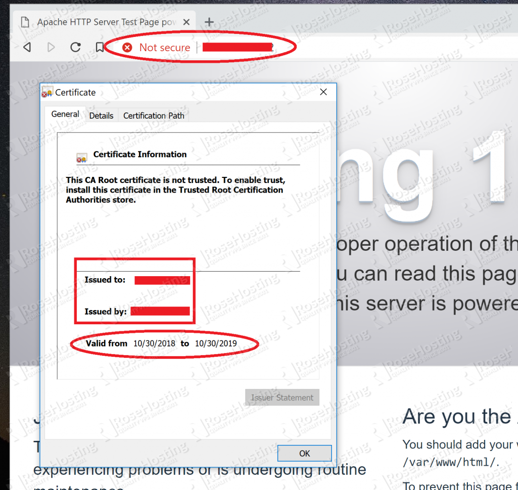 How To Generate A Self Signed Ssl Certificate On Linux Rosehosting