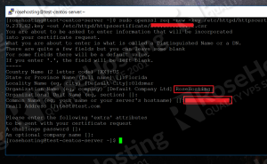 How To Generate A Self-Signed SSL Certificate On Linux | RoseHosting