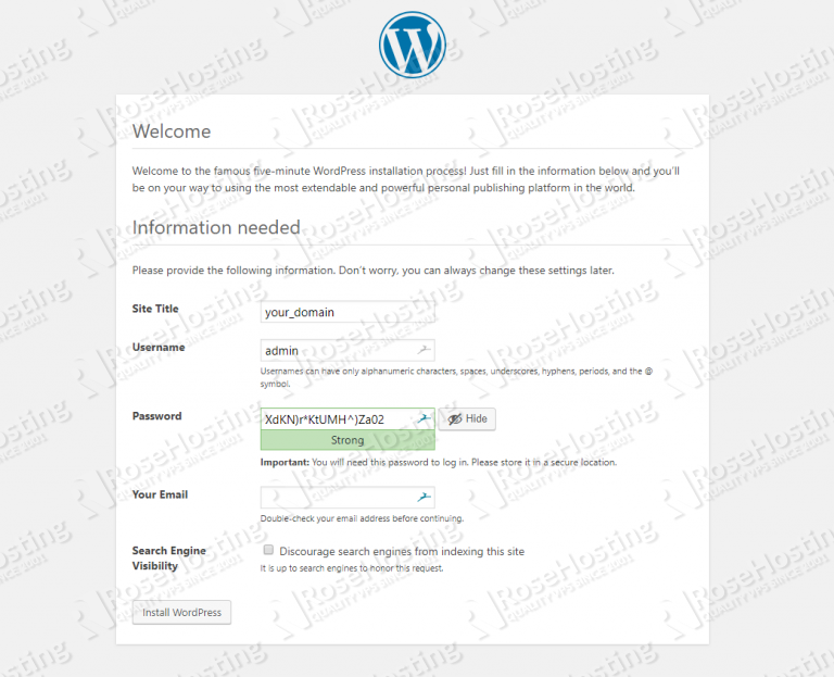 How To Install Wordpress With Lamp Stack On Ubuntu 1804 Rosehosting 0906