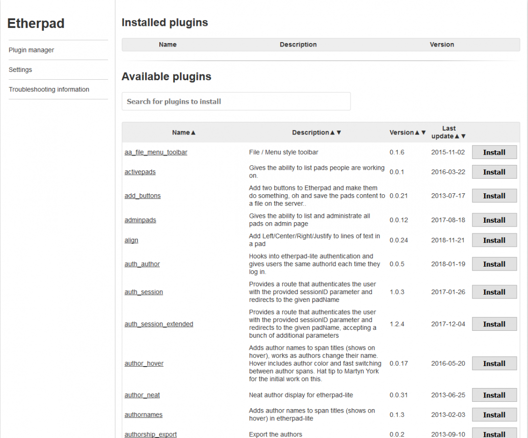How to Install Etherpad on Debian 9 | RoseHosting
