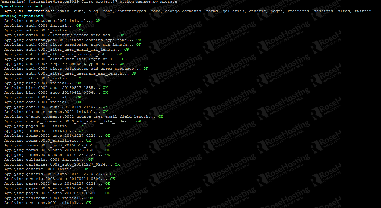 How To Install Mezzanine Cms On Centos 7 Rosehosting