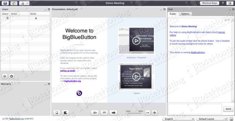 How to Install and Integrate BigBlueButton With WordPress | RoseHosting