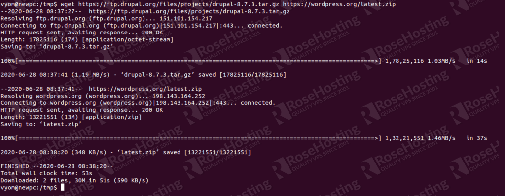 How to Install and Use Wget on Linux | RoseHosting