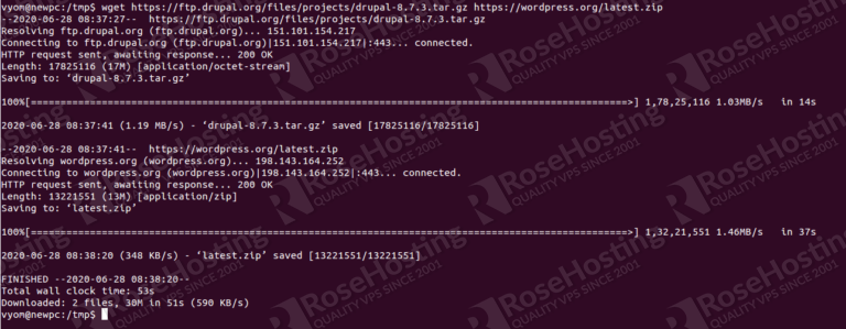 How to Install and Use Wget on Linux | RoseHosting