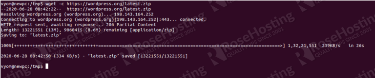 How to Install and Use Wget on Linux | RoseHosting