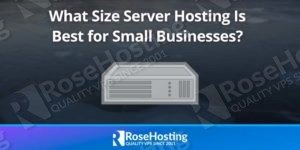 What Size of Server Hosting Is Best for Small Businesses? | RoseHosting