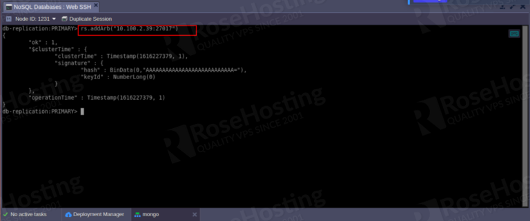 MongoDB Replica Set with Master-Slave Replication and Automated Failover