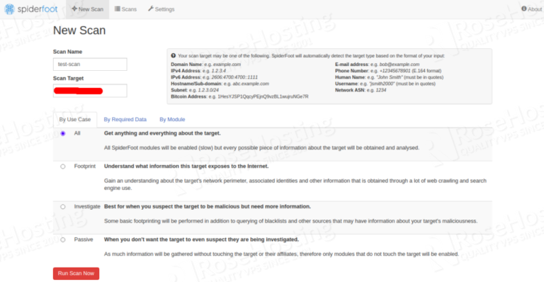 How To Install SpiderFoot Security Scanner On Debian 10 VPS