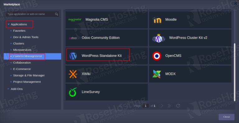 How to Install and deploy a WooCommerce website on RoseHosting Cloud