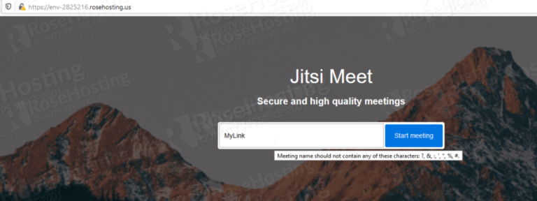 Secure, Simple, Video Conferencing with Jitsi | RoseHosting