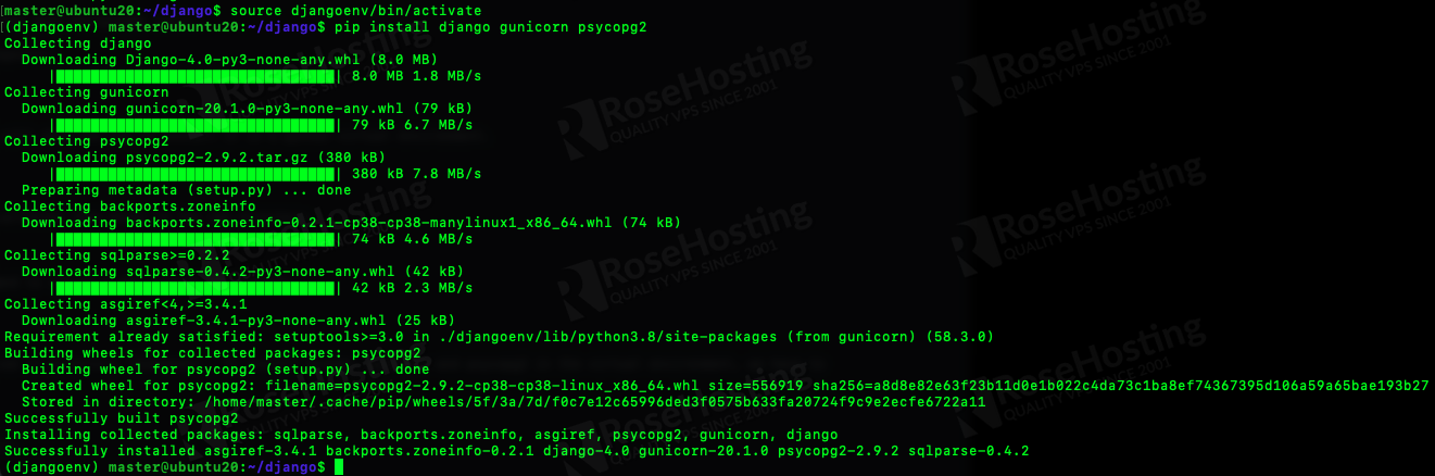 How To Setup Django With Postgres Nginx And Gunicorn On Ubuntu 2004 Rosehosting 0281