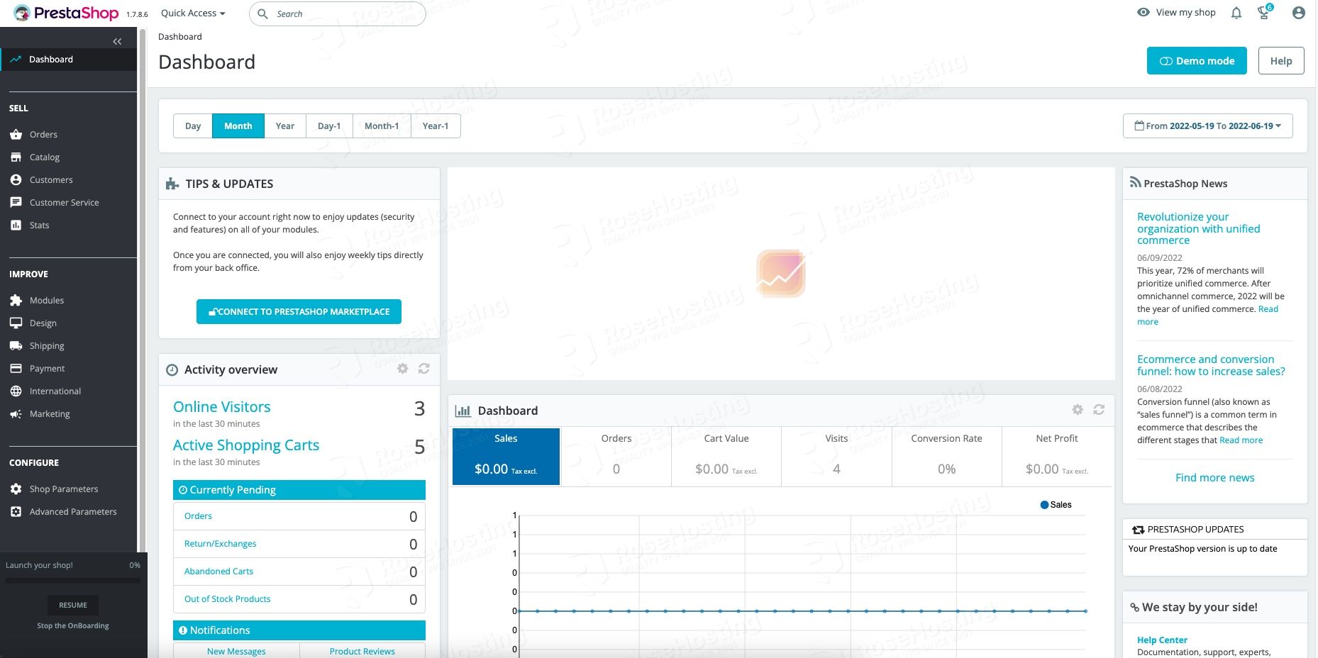 How to Install Prestashop on Ubuntu 22.04 - RoseHosting