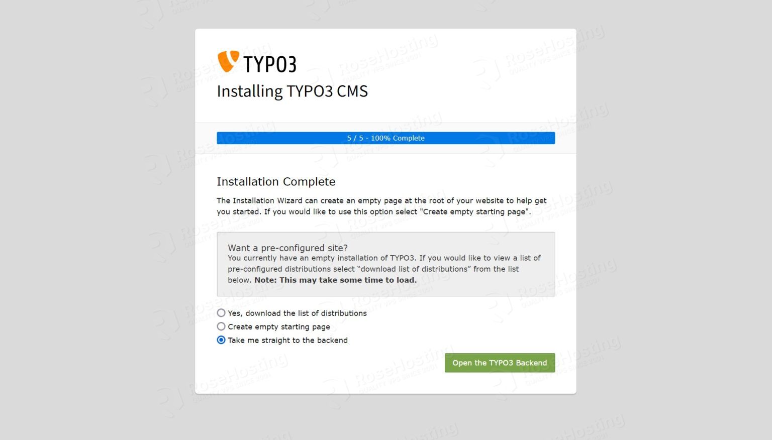 How to Install TYPO3 on Ubuntu 22.04 | RoseHosting