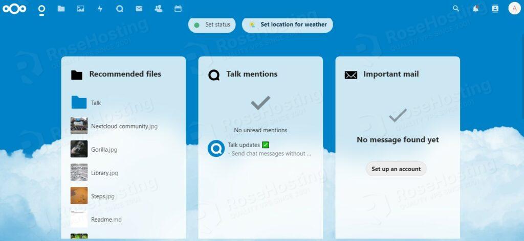 How to Install NextCloud on Debian 11 | RoseHosting
