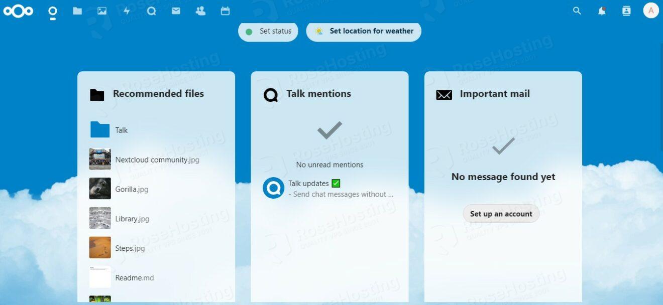 How to Install NextCloud on Debian 11 | RoseHosting