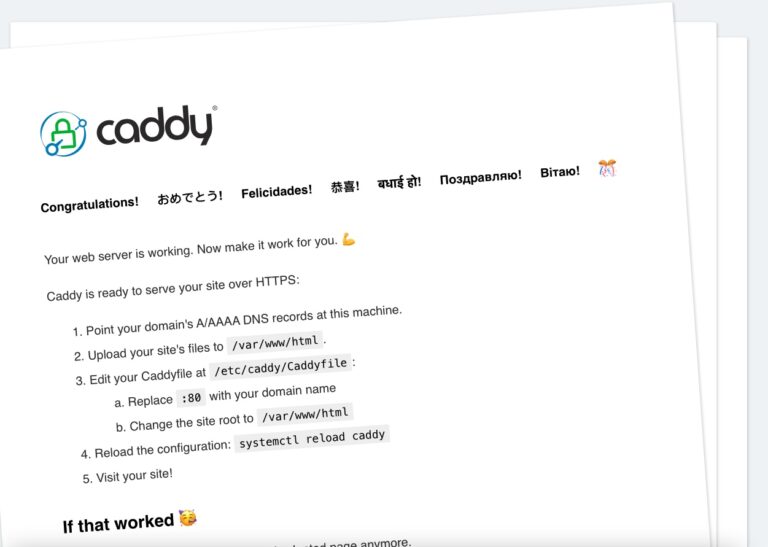 How to Install Caddy Web Server on Ubuntu 22.04 | RoseHosting