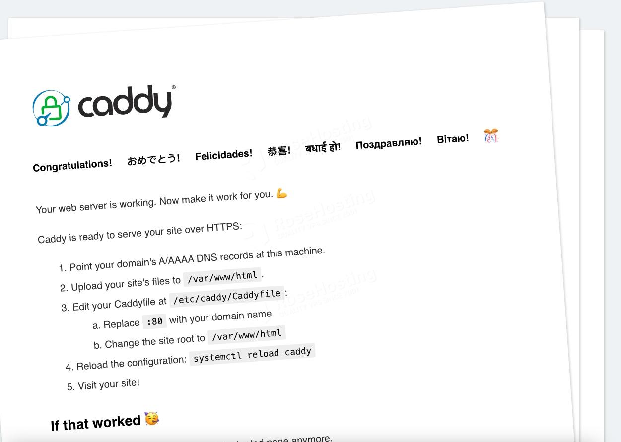 How to Install Caddy Web Server on Ubuntu 22.04 | RoseHosting