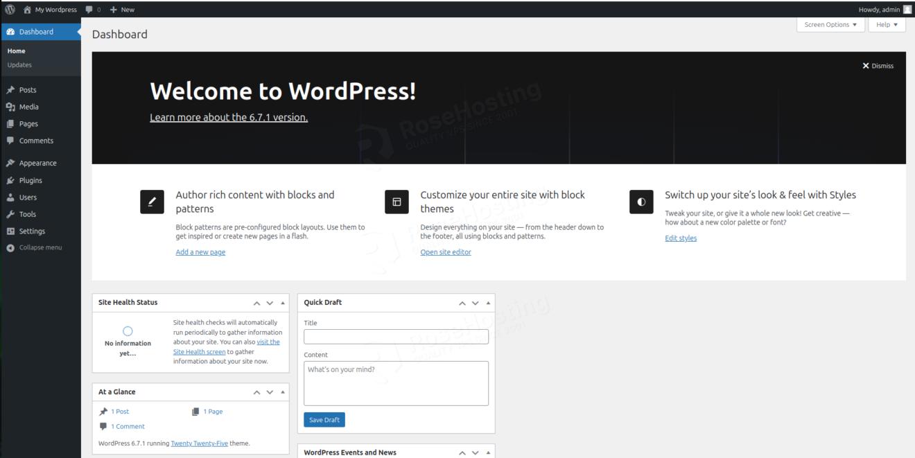 How to Install WordPress with LEMP on Ubuntu 24.04 | RoseHosting