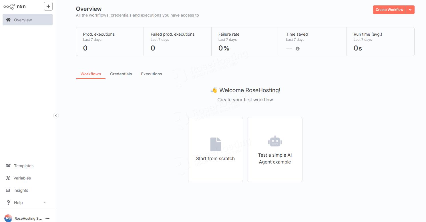 How to Install n8n on Ubuntu 24.04 | RoseHosting