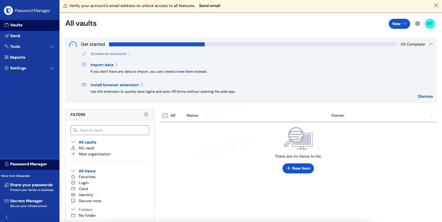 How to Install Bitwarden on Debian 13 | RoseHosting