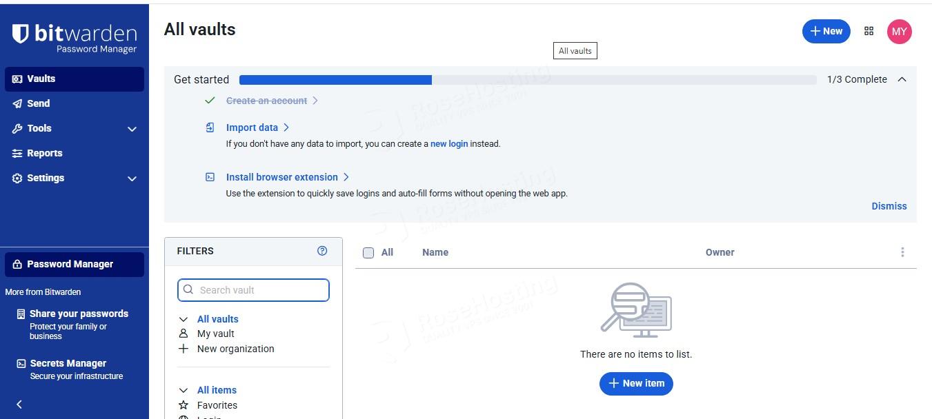 How to install Bitwarden on Ubuntu 24.04 | RoseHosting